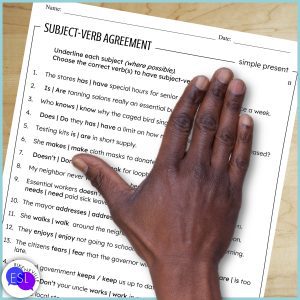 6 Exciting Subject-Verb Agreement Games & Activities for Adult ESL ...