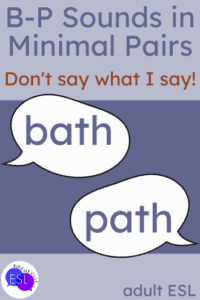 The Battle of B and P Sounds: Moving Toward Pronunciation Precision ...