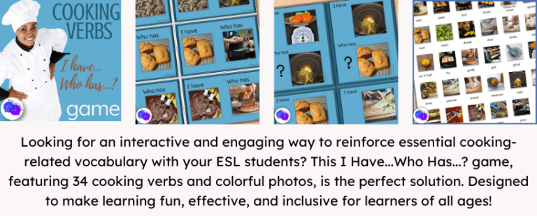 Cooking Verbs on the Menu: Delicious Recipes for Vocabulary Success ...