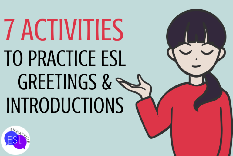 ESL Greetings, Farewells, & Introductions | Rike Neville